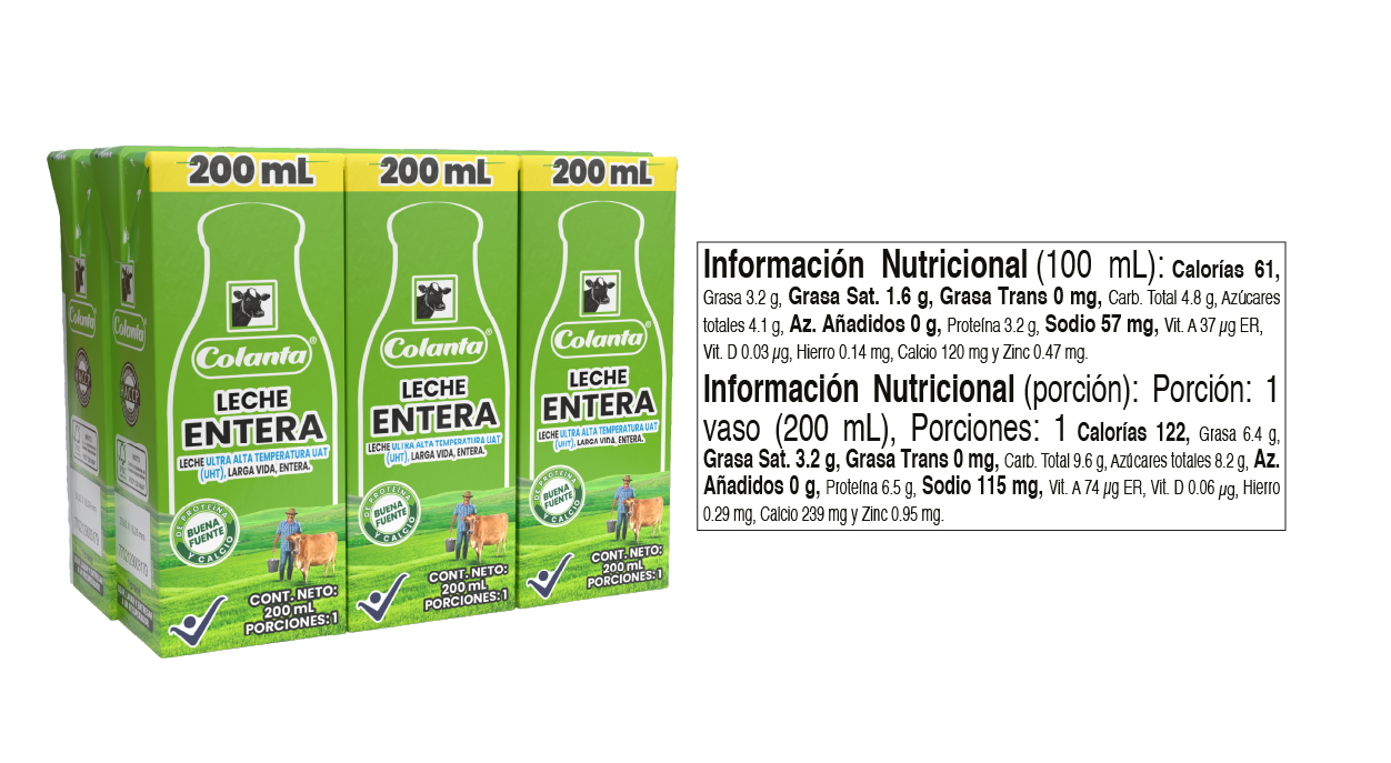 ≫ Leche UHT Entera Colanta una de nuestras COLANTA