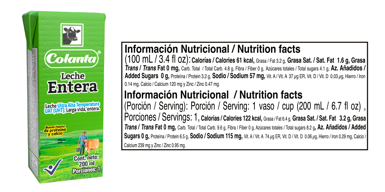 ≫ Leche UHT Entera COLANTA una de nuestras COLANTA