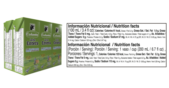≫ Leche UHT Entera COLANTA una de nuestras COLANTA